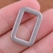 Metal Rectangle Buckle Ring Purse Strap Buckle Square Ring Loop Metal ...