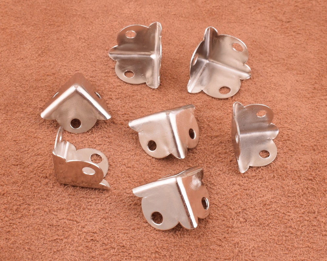 50pcs Metal Corners 16mm/silver Protection Corners,silver Metal Corners ...