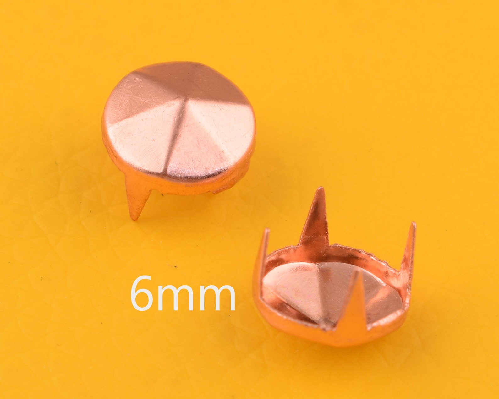 200pcs Metal Nailheads Studs 6mm Rose Gold Nailhead Decorative ...