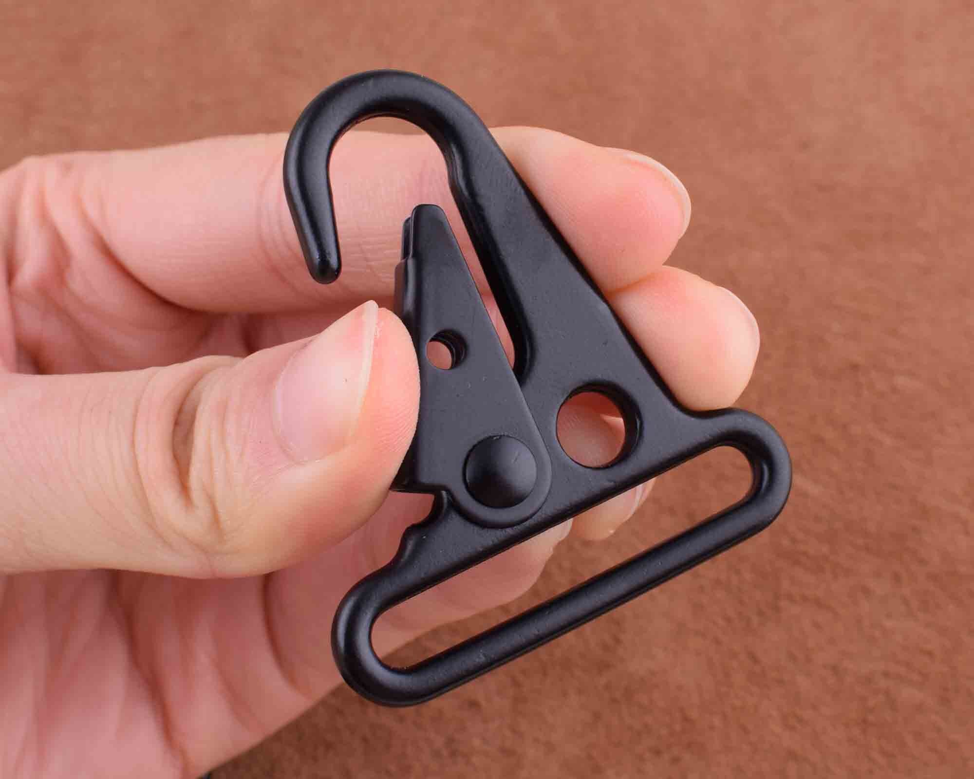 Black Clip Hooks1.5'' and 1'' Metal Snap Hook - Etsy