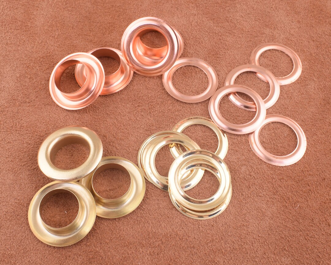 50pc Gold/rose Gold Eyelets With Gasket 13mm Grommet Eyelets for Sewing ...