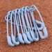 Small Safety Pins/ 100 Pieces Purple Small Safety Pins/ Three Kinds of ...