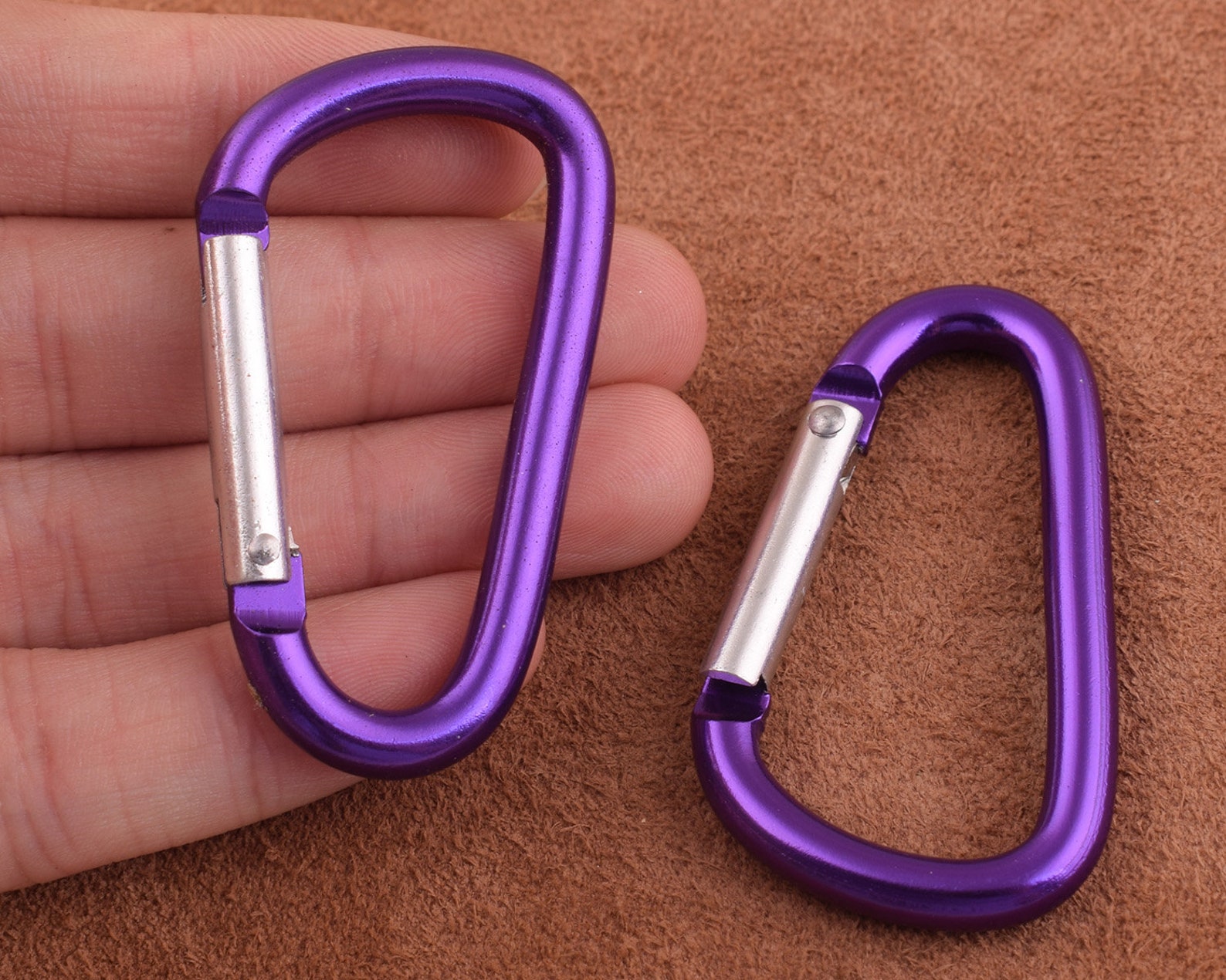 Carabiner Camp Snap Hook 4018mm Purple Carabiner Clip | Etsy