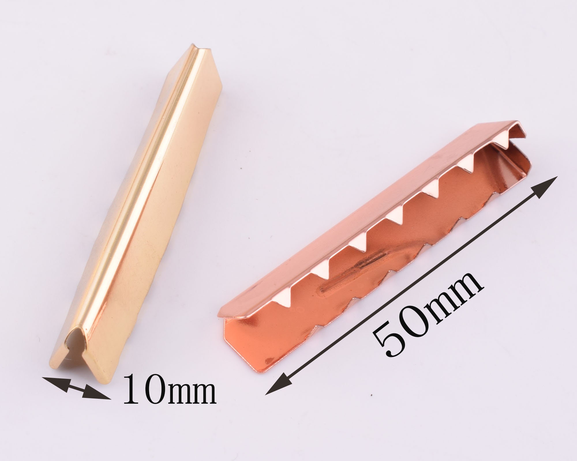 Ribbon Cord End Clamp Capcrimps Beads Clip 2 Inch Ribbon - Etsy