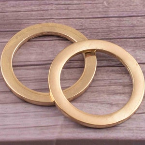 Metal O Rings Welded Metal Loops–round Formed Rings–bronze/light Gold ...