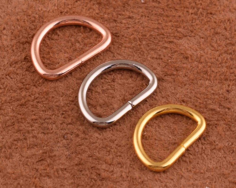50pcs D Ring Metal D Ring Inner Diameter 10mmsmall D Ring | Etsy