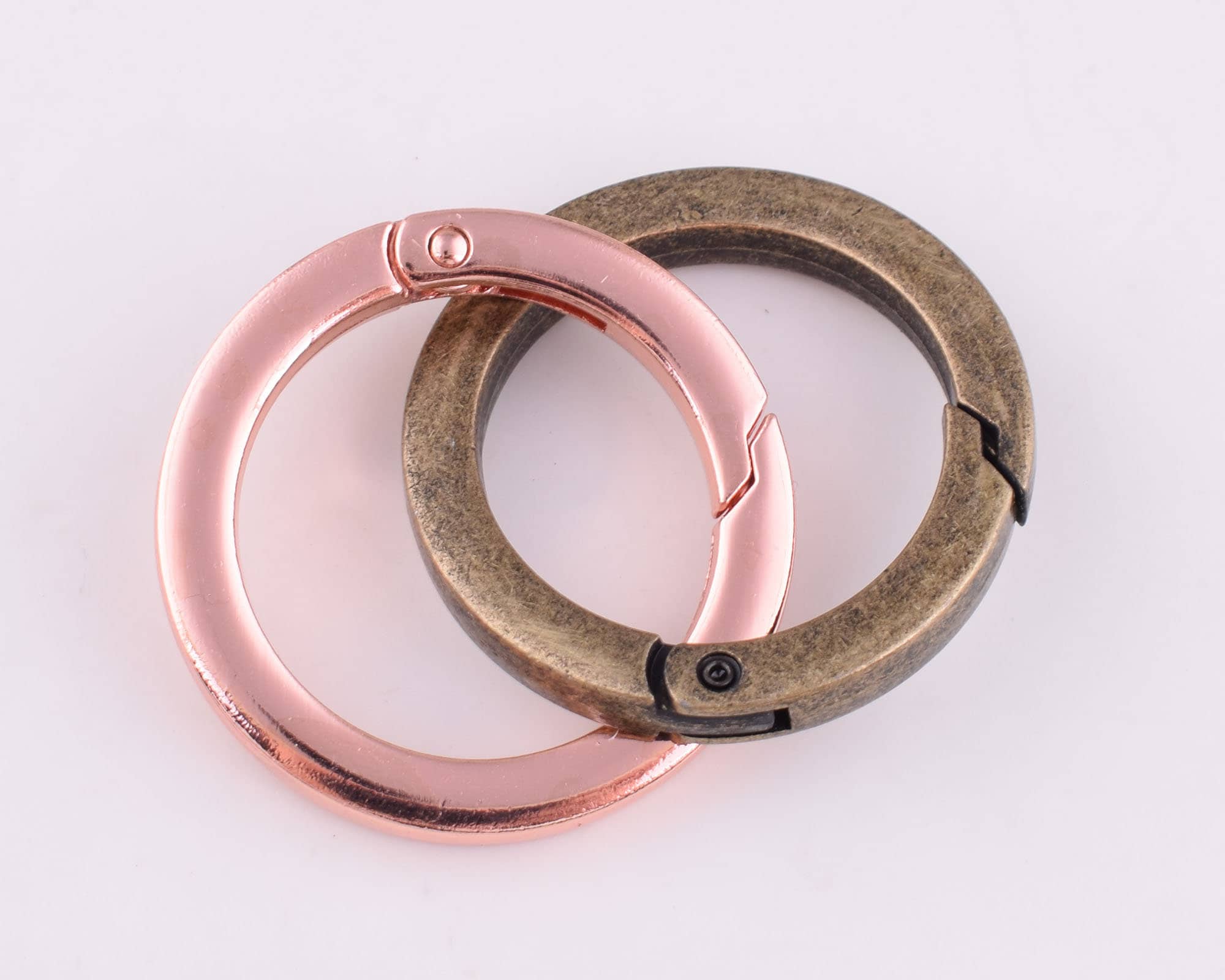 Spring gate ring bronze/rose Gold o-rings metal o rings1 inch | Etsy