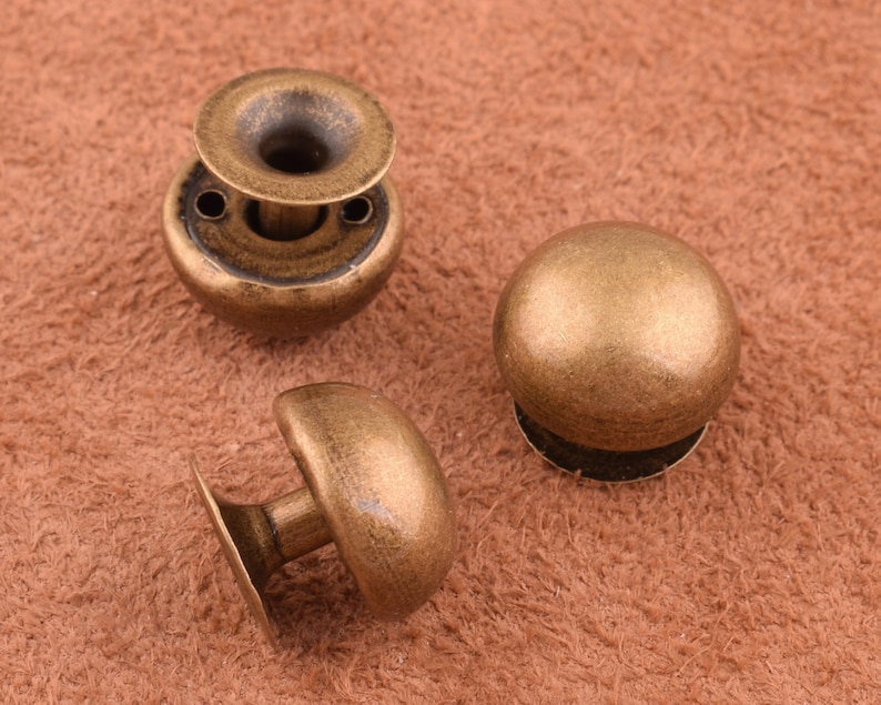 20set Single Cap Rivets 1210mm Big Rivets Bronze Rapid Rivets - Etsy