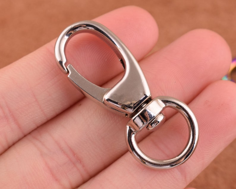 Keychain Clasps--10pcs Large Purse Swivel Clasps Keychain Connector ...