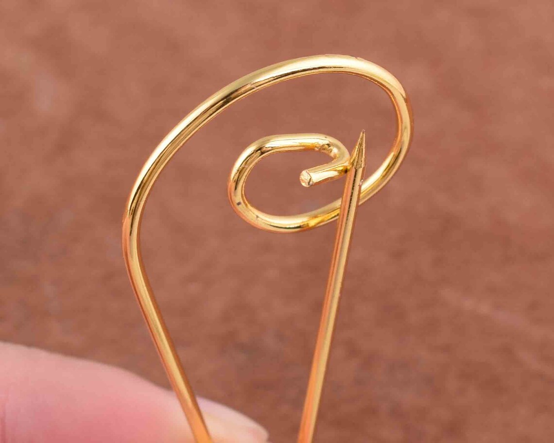 Gold/rose Gold Safety Pins Kilt Pins Broochsafety Pin Jewelry | Etsy