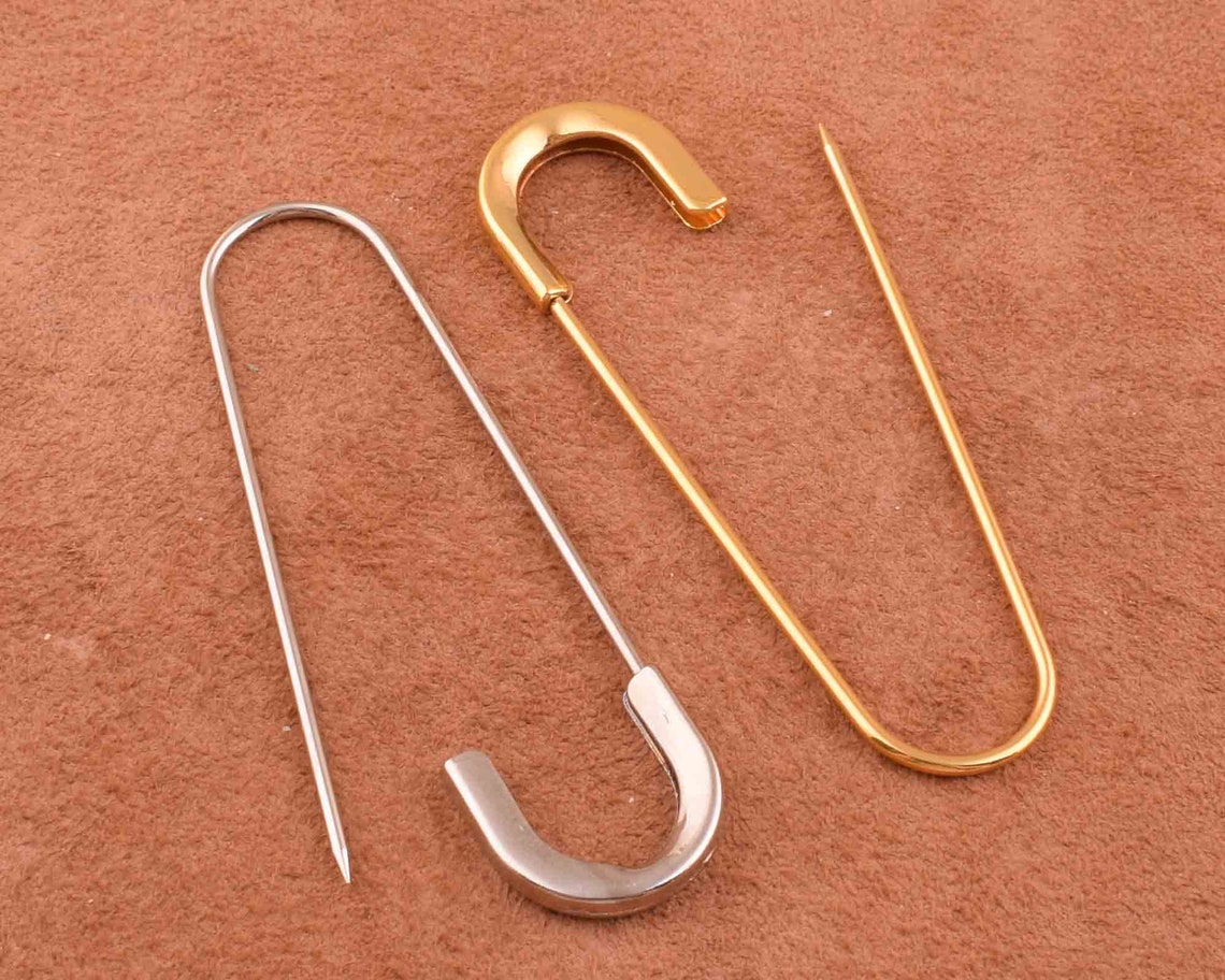 Metal Safety Pins Pear Pins 8022mm Safety Pins Stitch Markers | Etsy