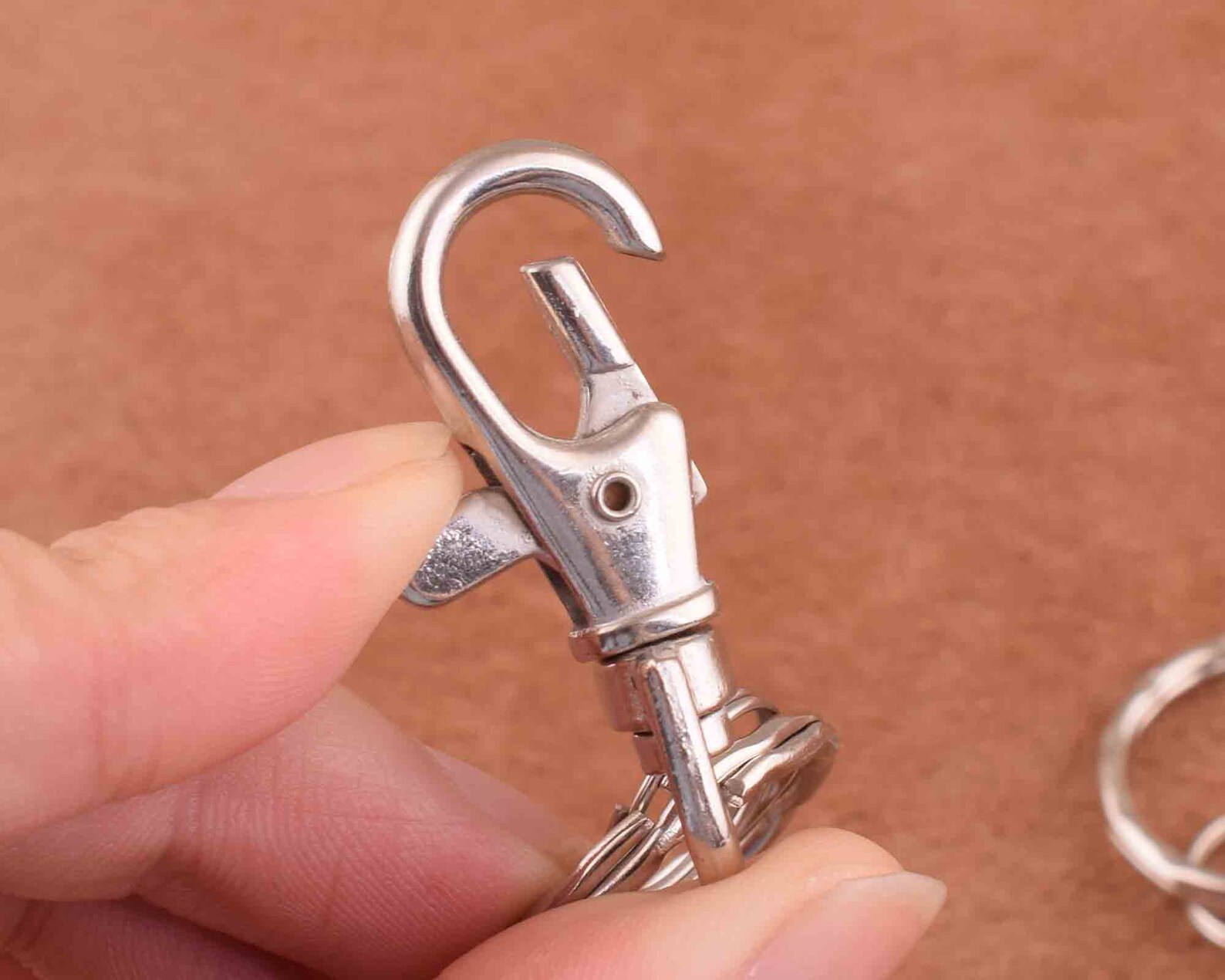 Swivel Clasp Heavy Duty-silver Collar Clip61mm Clasp - Etsy