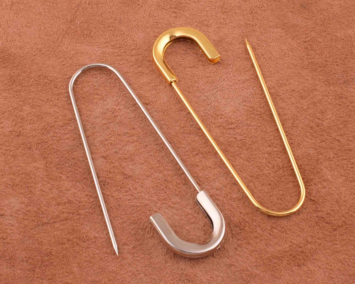 Metal Craft Safety Pins8022mm Safety Pins - Etsy