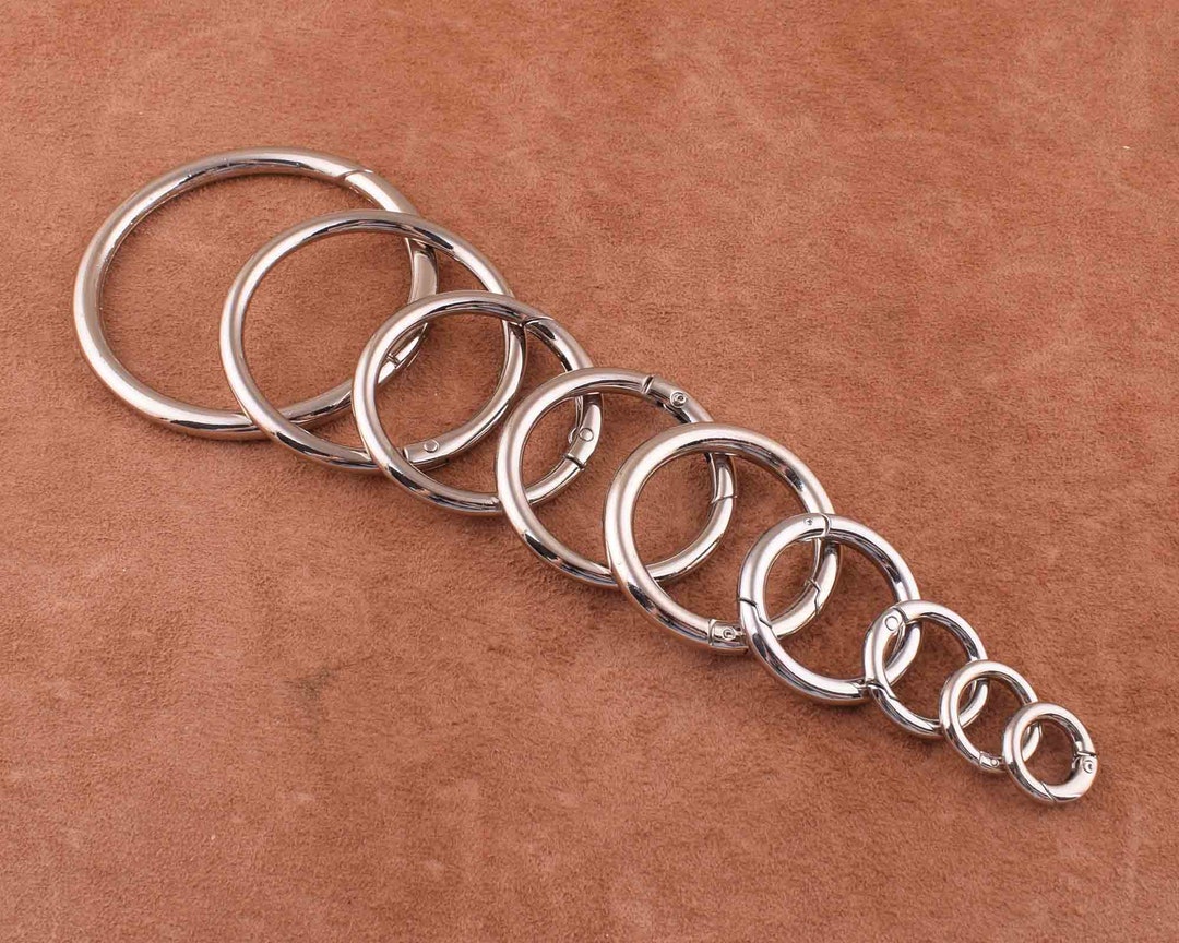 Silver Spring Buckle Spring Clasp Oval Snap Hook Metal Snap Clasp ...