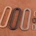 Metal Oval Loop Ring Metal Purse Rings 2 Inch Oval O Rings Flat Cast ...