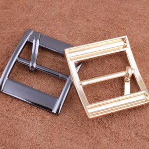 1 Inch Single Prong Belt Buckle Square Center Bar Buckles Rectangle ...
