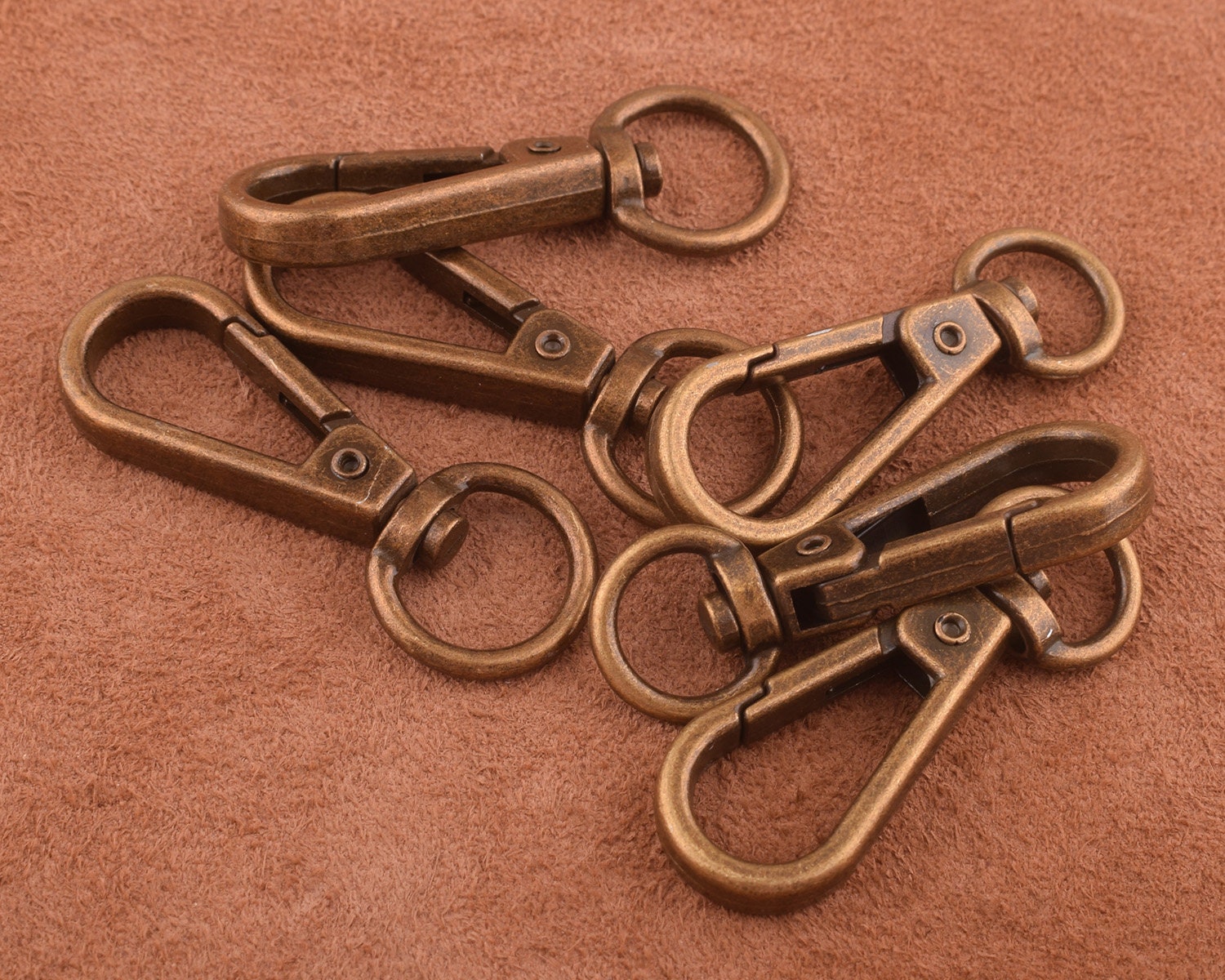 Snap Hook 11/14mm Zinc Alloy Swivel Clasp Metal Bronze Swivel Hooks for ...