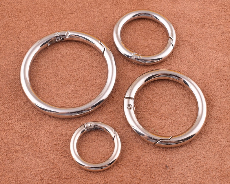 O Ring Spring Gate Ring Metal O Rings 38/30/25/17mm Spring - Etsy