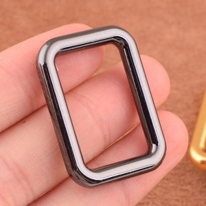 1 Inch Rectangle Metal Square Ring Webbing Belt Buckles ,25mm Rectangle ...