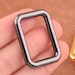 1 Inch Rectangle Metal Square Ring Webbing Belt Buckles ,25mm Rectangle ...