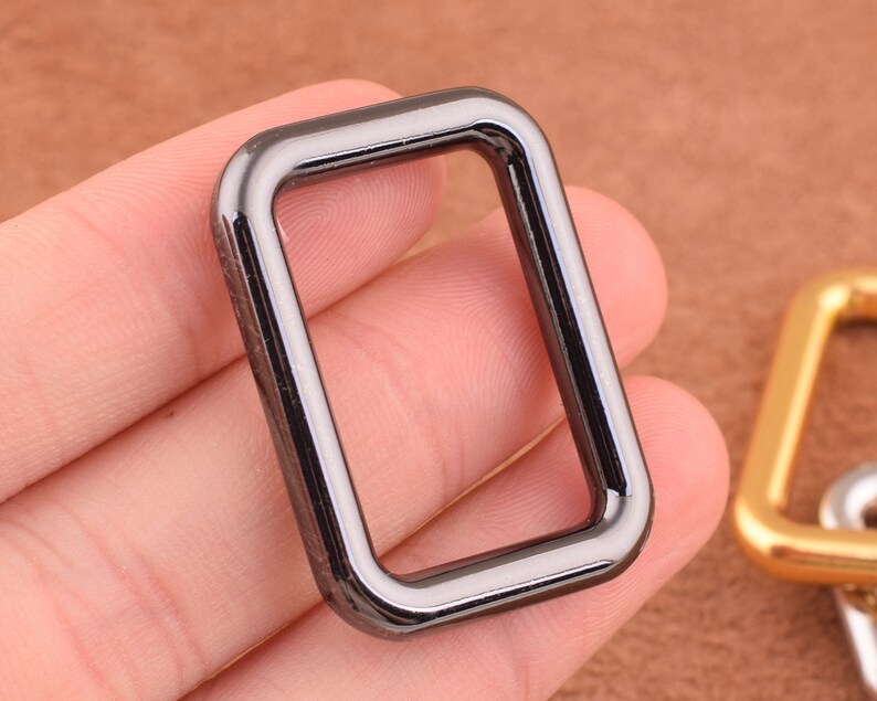 1 Inch Rectangle Metal Square Ring Webbing Belt Buckles 25mm - Etsy