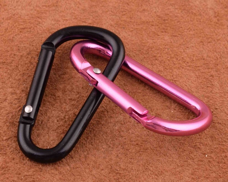 Carabiner Clasp 10 Pcs Climbing Key Chain Clip Clasps Loop - Etsy