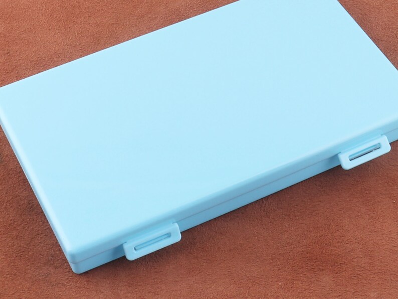 Blue Plastic Boxpersonal Storage Box Containermask Box - Etsy
