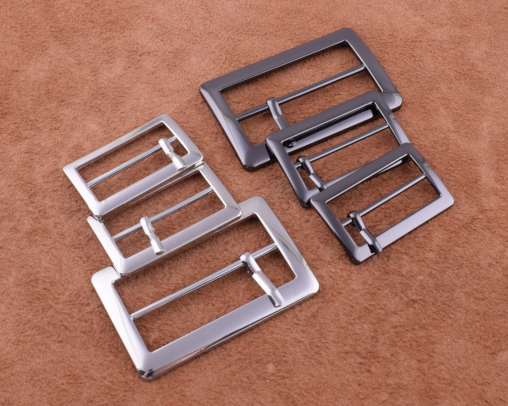 Silver/gunmetal Metal Buckle Belt Buckle Purse Buckle - Etsy