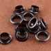 100 PCS Black Eyelets Round Grommet Eyelets 8mm With Inner Diameter for ...