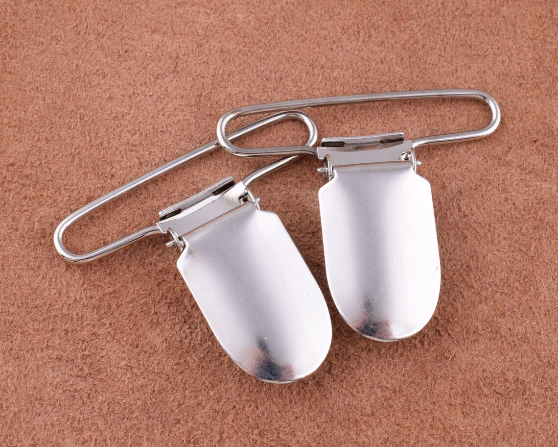 Metal Suspender Clips Pacifier Mitten Suspender Clips40mm | Etsy