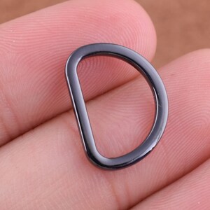 1/2 Inch D Rings Jump Rings Mini D Rings Strap Ring Purse Rings ...