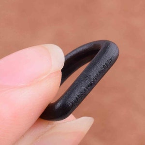 Black Plastic D Rings 11mm D Rings Finding Strap D Ring Ribbon D Ring D ...