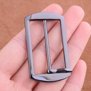 Rectangle Center Bar Buckle 10pcs Gunmetal Belt Buckles Zinc Alloy Pin ...