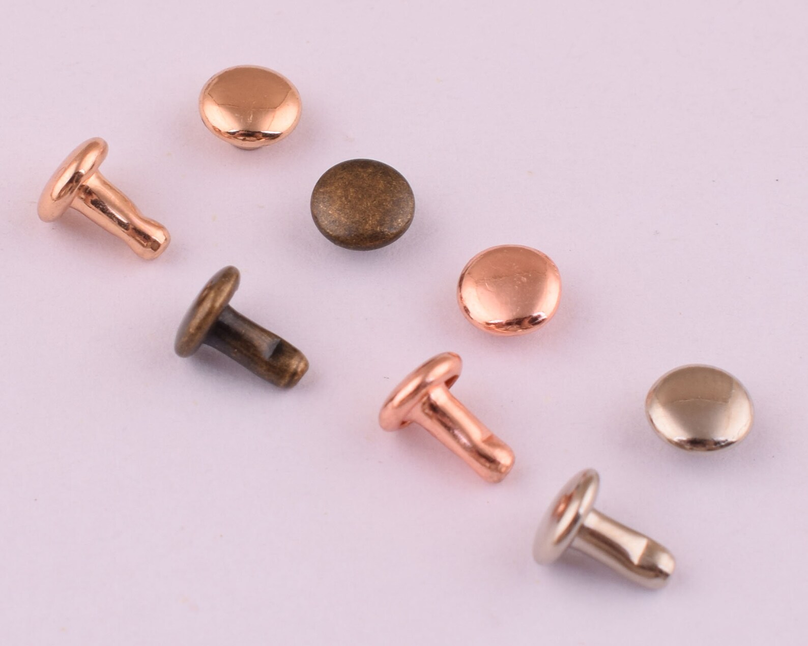 Double Cap Metal Rivets Cap Rivets 556mm Leather Cap Rivets - Etsy