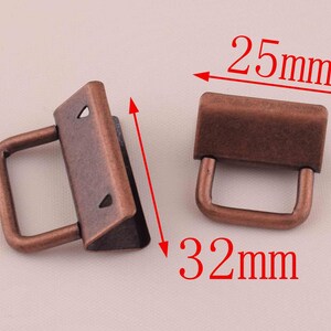 20 Sets Key Fob Hardware of Heavy Duty 1 Inch and 1.25 Inch (25/32mm ...