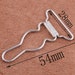 Dungaree Fastener Clip Brace Buckles 54*28mm Fastener Clip Bib Button ...