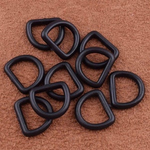 Black Plastic D Rings 11mm D Rings Finding Strap D Ring Ribbon D Ring D ...
