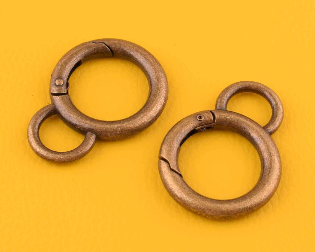 Round Ring Gate Spring Snap Hooks Gate Ring,spring Gate Ring Metal O ...