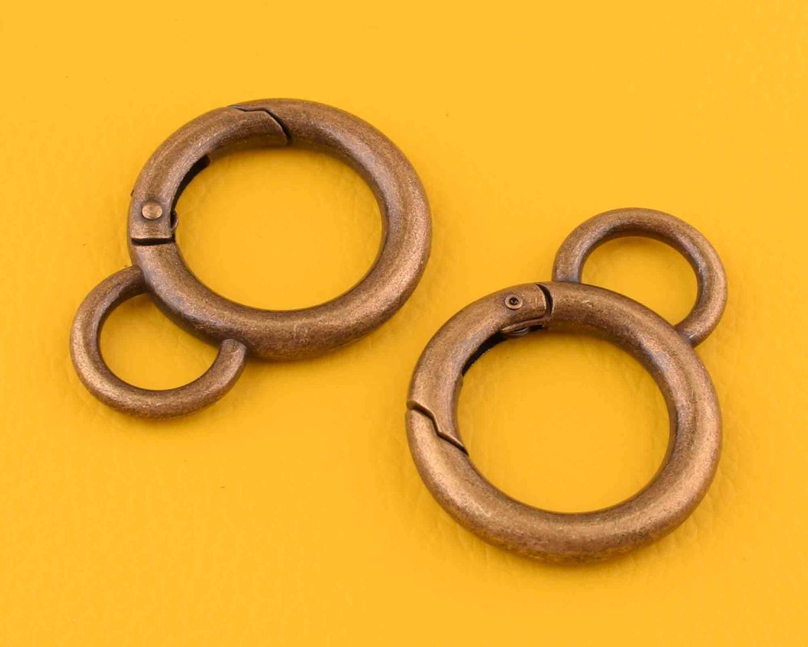 Round Ring Gate Spring Snap Hooks Gate Ringspring Gate Ring | Etsy