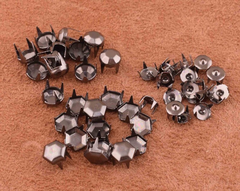 120 Pcs Gunmetal Studs Metal Studsmetal Studs for Clothing - Etsy