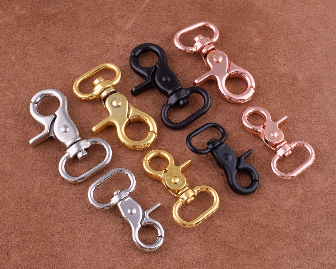 8pcs Gold Lobster Clasp Claw Hook Swivel Hook Trigger Clasp,swivel ...