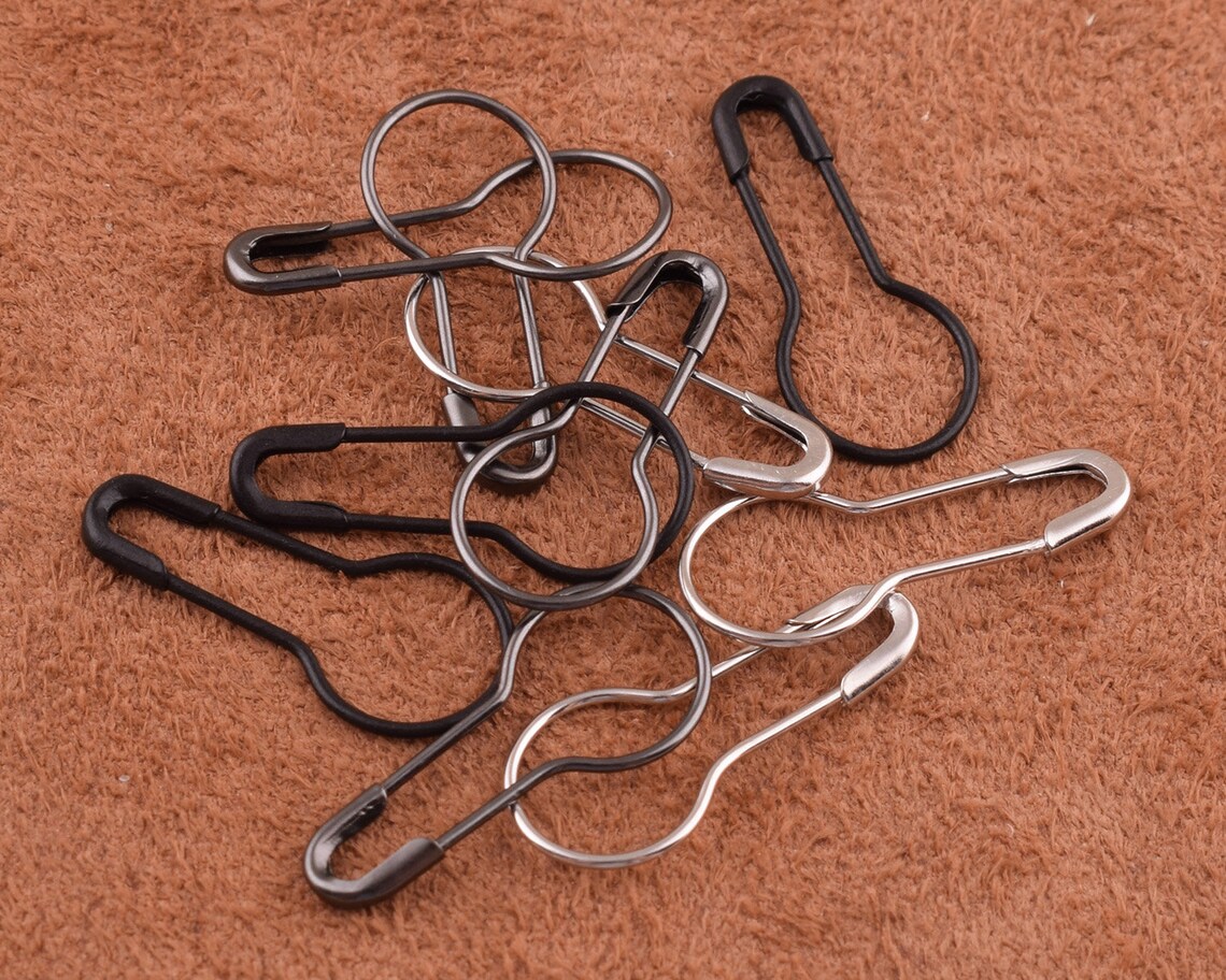 Silver Bulb Pins 2210mm Garment Pins Pear Shaped Safety Pins - Etsy