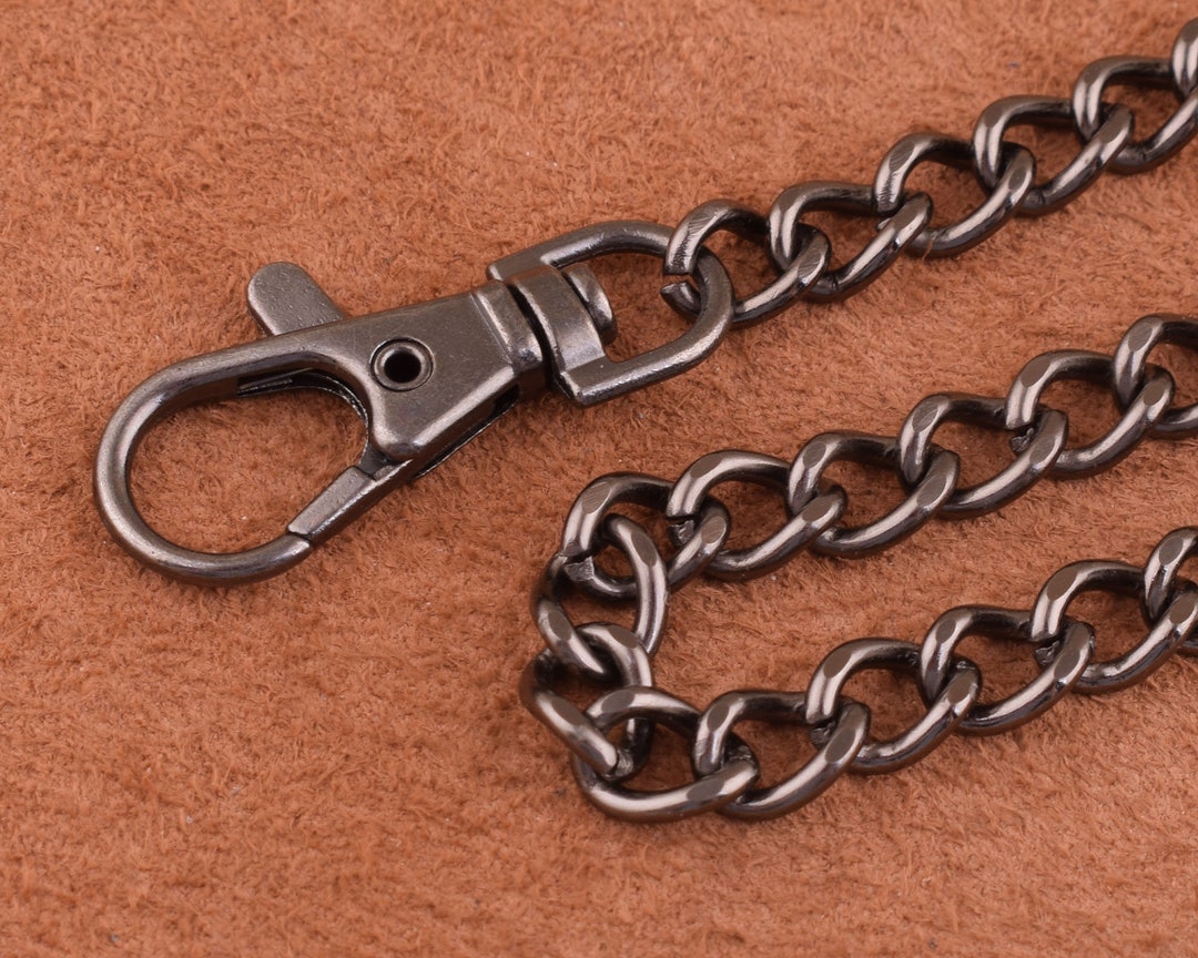 Metal Shoulder Purse Strap,gunmetal Replacement Handle Chain,120cm ...