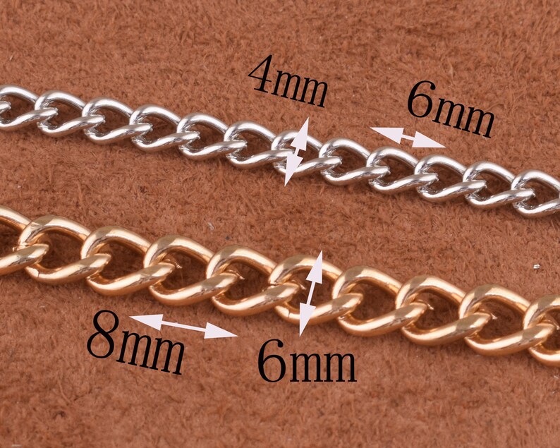 Replacement Chain Shoulder Strap Metal Link Clasp Purse Chain | Etsy