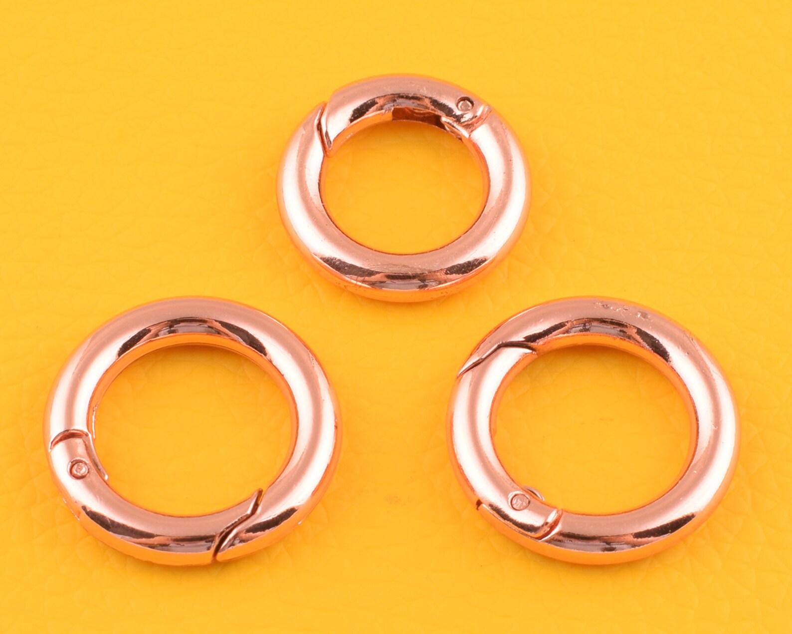 11/13mm Inner Diameter Round Spring Gate Ring Spring Ring Clasp 10 ...