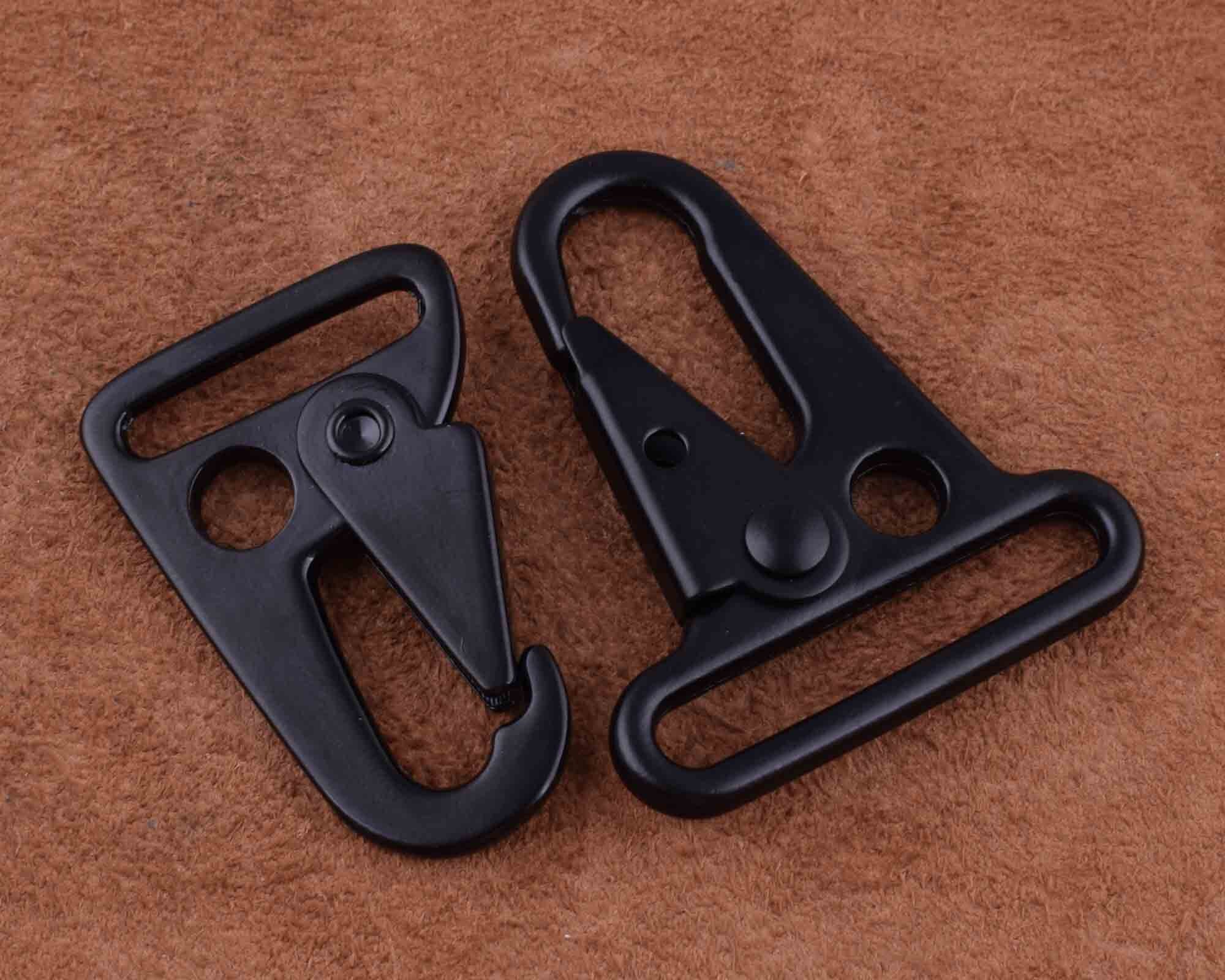 Black Clip Hooks1.5'' and 1'' Metal Snap Hook - Etsy