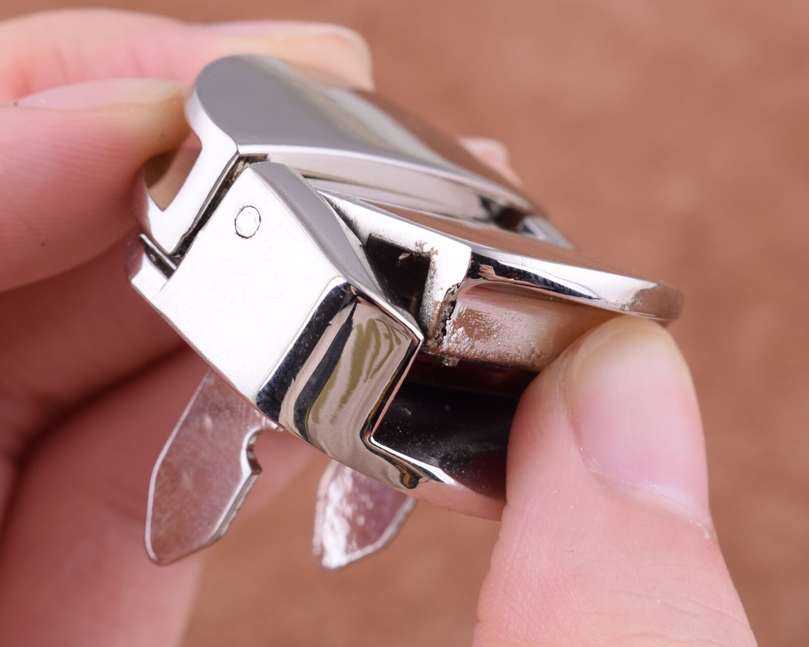 Metal Purse Locks Diy Leather Bag Metal Round Silver Thumb | Etsy