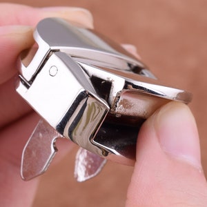 Metal Purse Locks Diy Leather Bag Metal Round Silver Thumb Twist Turn ...