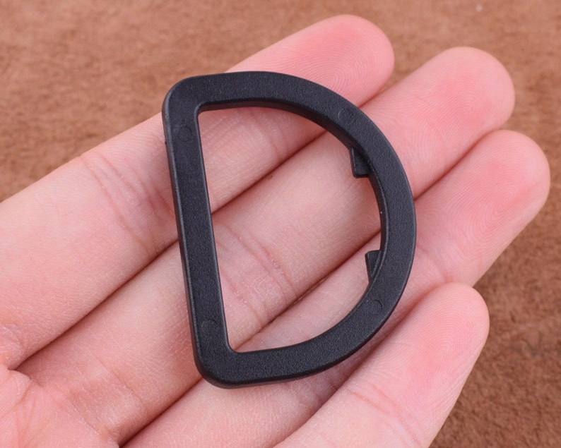 Plastic D-rings Black D Rings Plastic D ring 1.25 inch Purse | Etsy