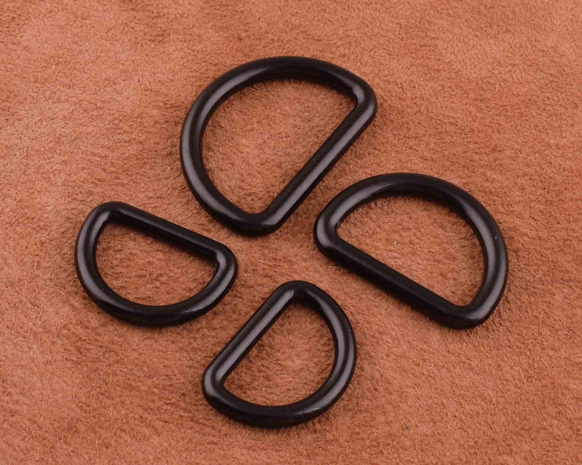Black D Rings 30/25/20mm D Ring Buckle Purse Ring 1 Inch Strap - Etsy